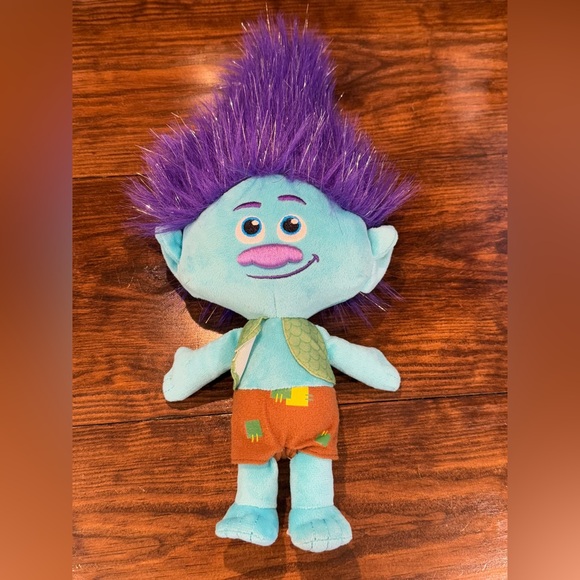 Toys | Trolls Branch Dreamworks Collectible World Tour Purple Plush ...